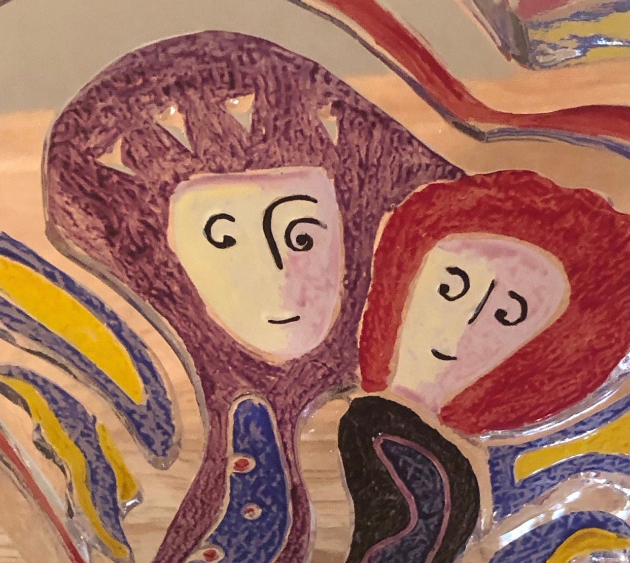 Matt Lamb Spirit of Love Art Crystal Glass Sculpture for Sasaki - Etsy