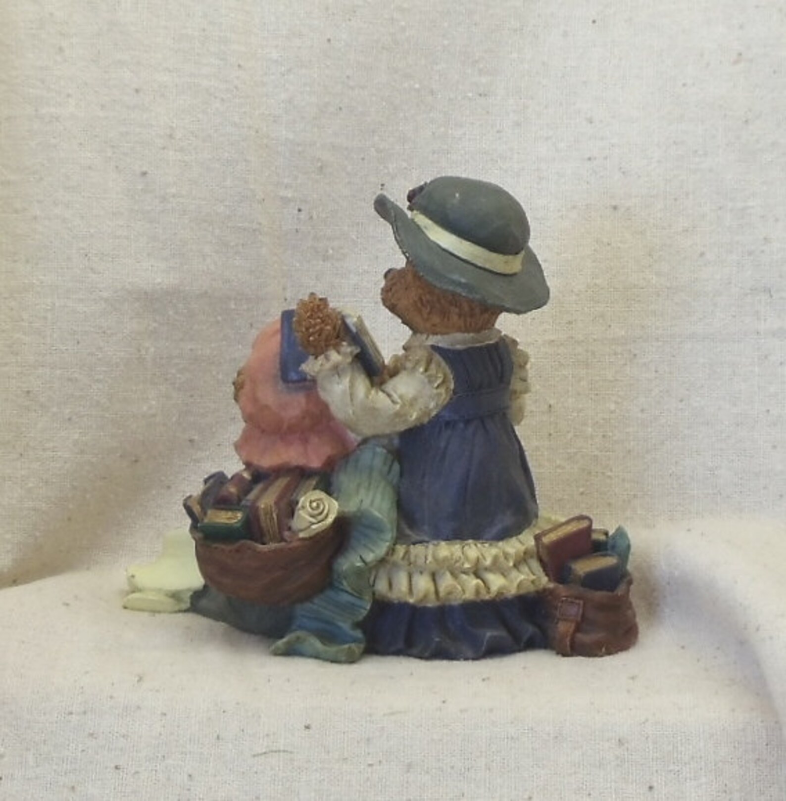 Vintage Regency Fine Arts Bear Figurine, message Bears, Hand Painted ...