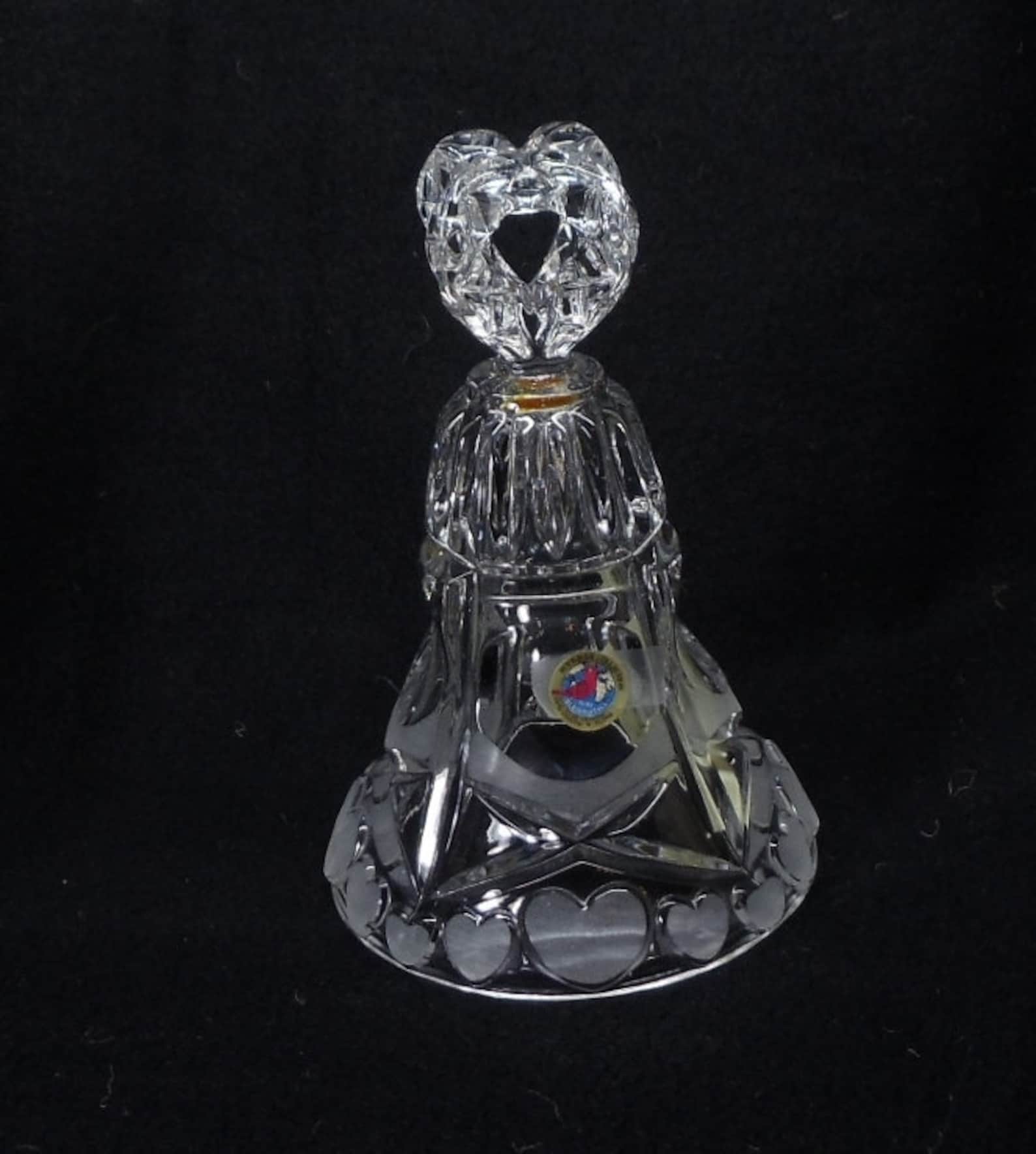 Vintage Hofbauer Collection Crystal 7 Bell Heart 24% - Etsy