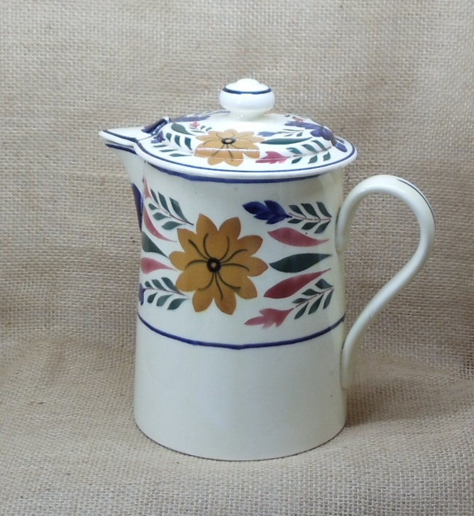 Vintage Ceramic Societe Ceramique Coffee Server W/lid Made in - Etsy