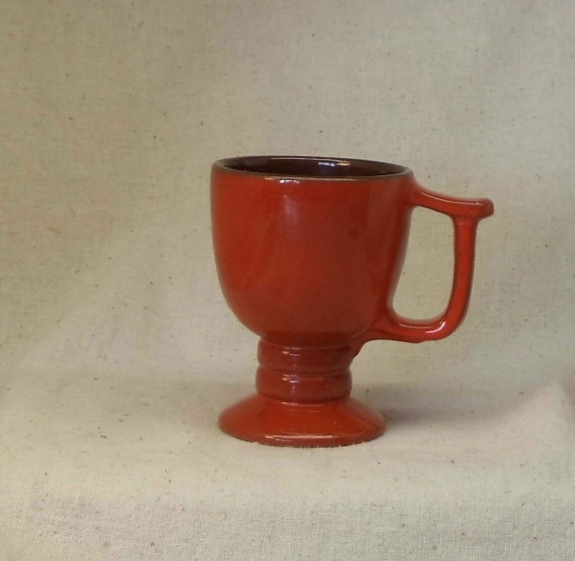 Frankoma Red Clay C13 Red Pedestal Coffee Cup 1971-1991 | Etsy