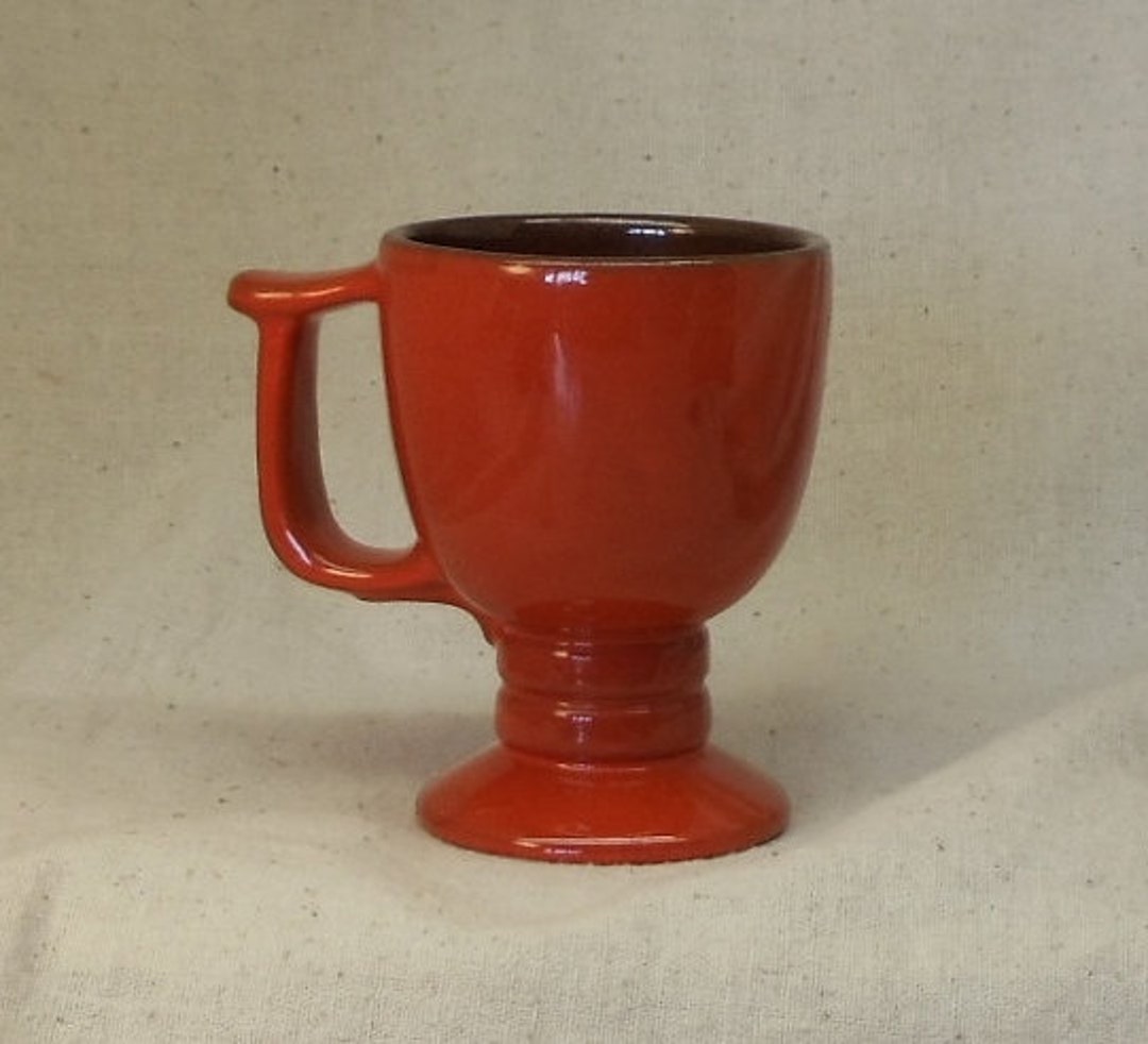 Frankoma Red Clay C13, Red Pedestal Coffee Cup, 1971-1991, #VB7189 - Etsy