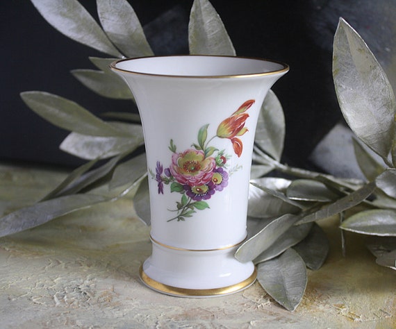 Vintage AK Kaiser Porcelain Trumpet Vase Kaiser Germany Vase - Etsy