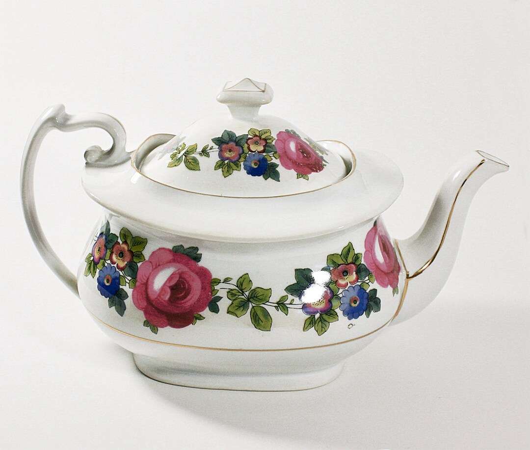 Tetera Pheonix China, Tetera Vintage Con Tapa, Tetera De Porcelana Fina ...