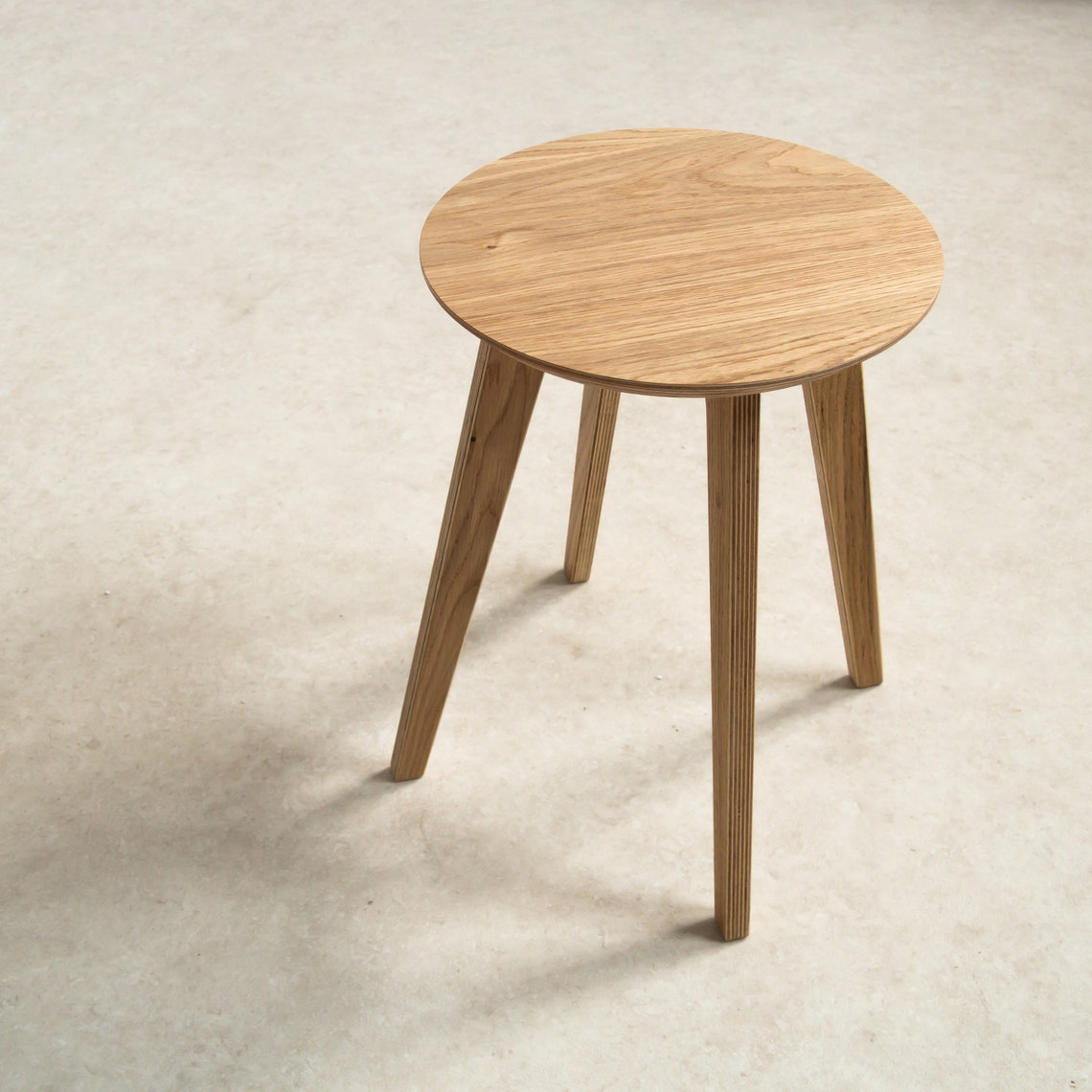 Oak Side Table, Oak End Table, Oak Coffee Table, Oak Side Table for Living Room, Oak Plywood ...