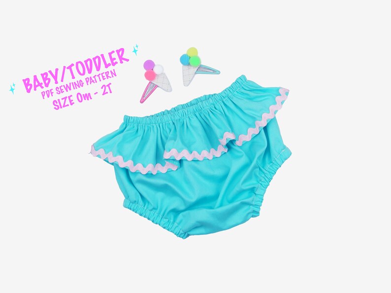 Ruffle Bloomers Sewing Pattern: Baby, Toddler, Girl (PDF Pattern) - Etsy