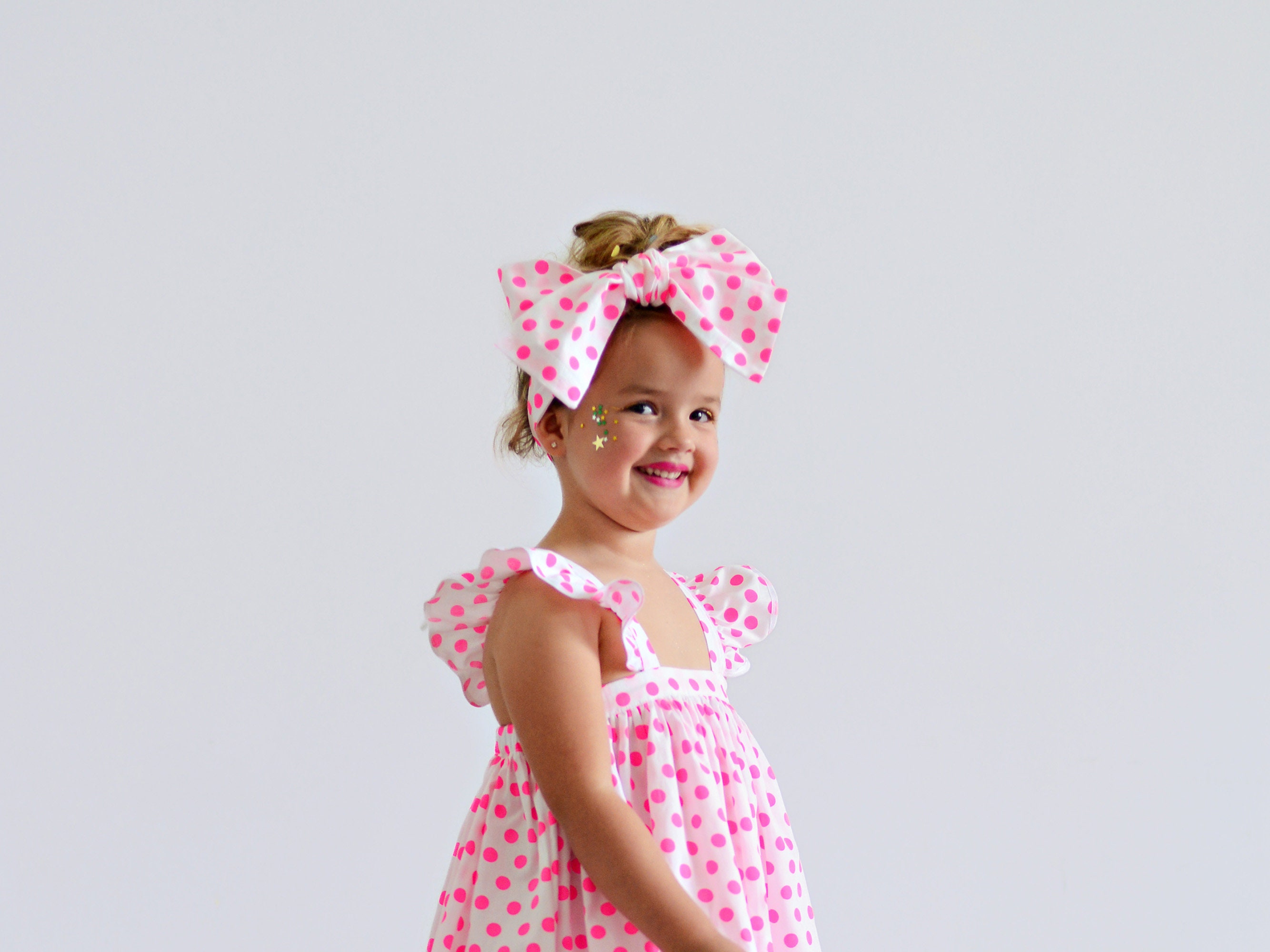 Girls Pinafore Dress PDF Sewing Pattern & Headwrap - Etsy Australia