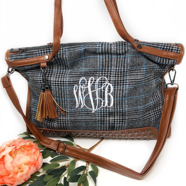 Plaid Handbags - Etsy