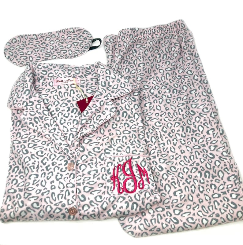 Monogrammed Women's Pajama Set Pajama Set for Women - Etsy