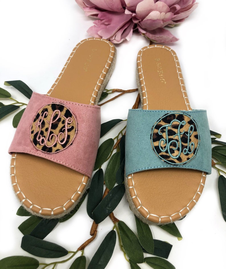 Monogrammed Sandals Personalized Sandals Womens Summer - Etsy