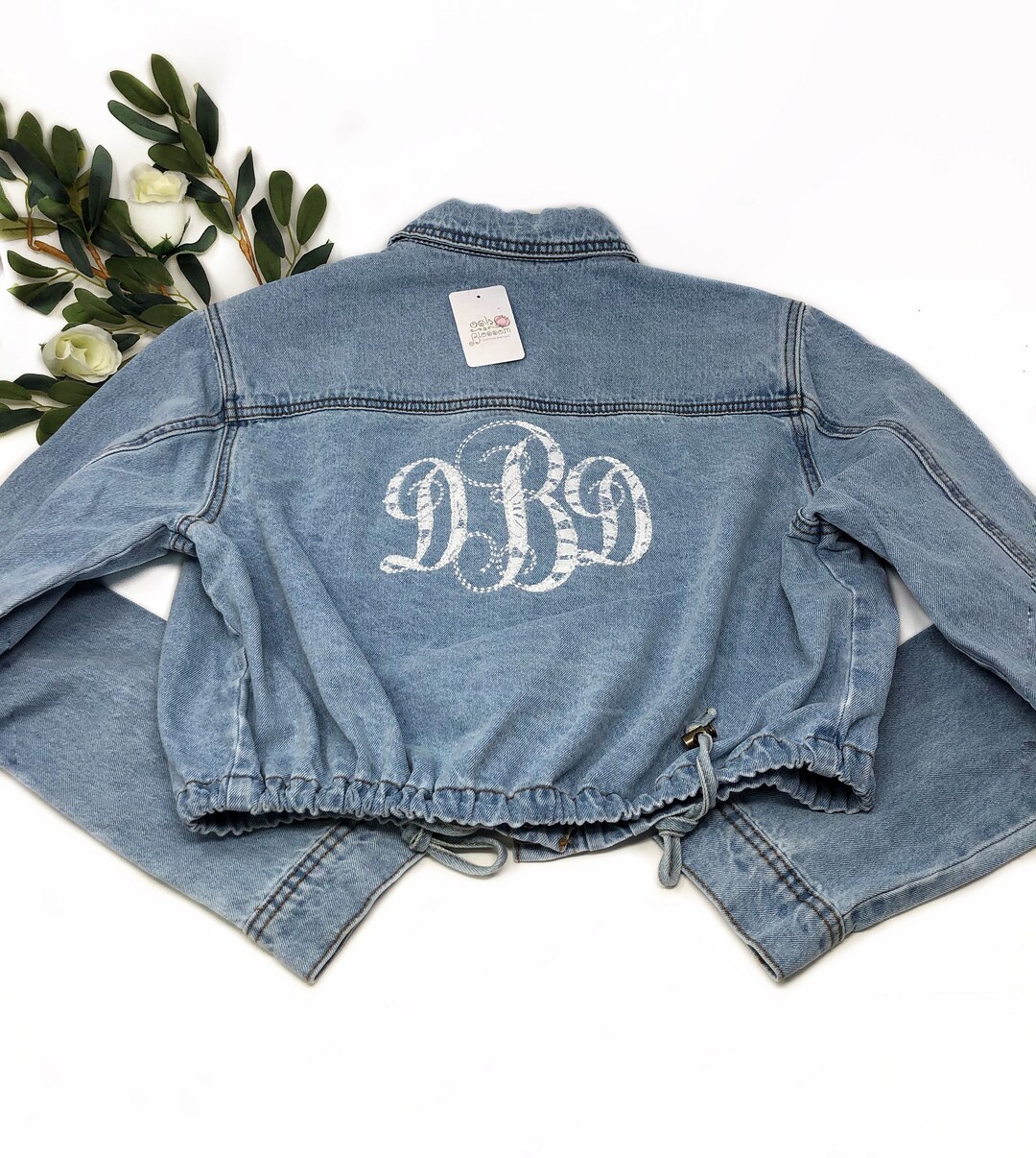 Monogram Jean Jacket, Bridal Gift, Bride to Be Gift,wedding Gift ...