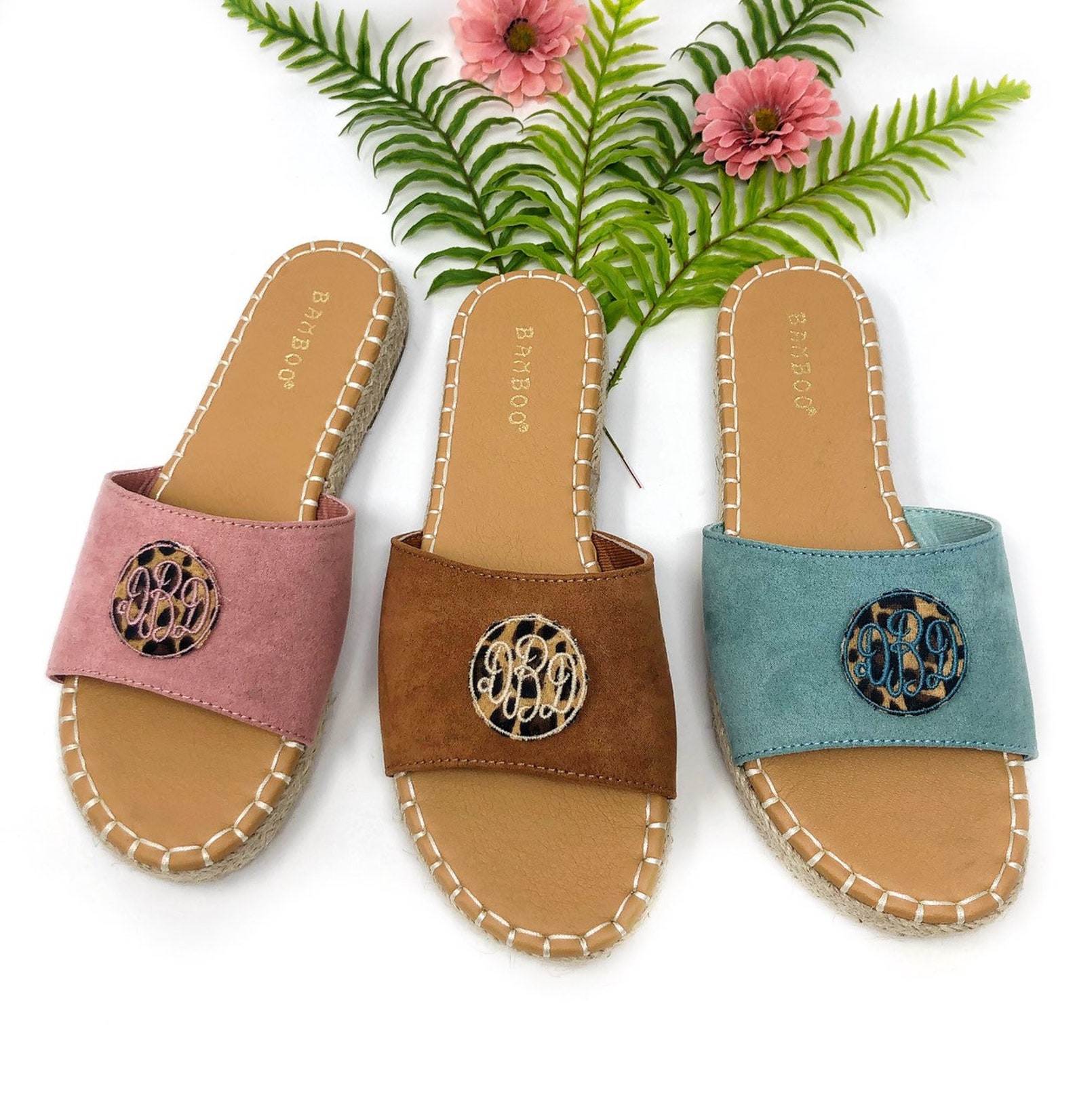 Monogrammed Sandals Personalized Sandals Womens Summer - Etsy