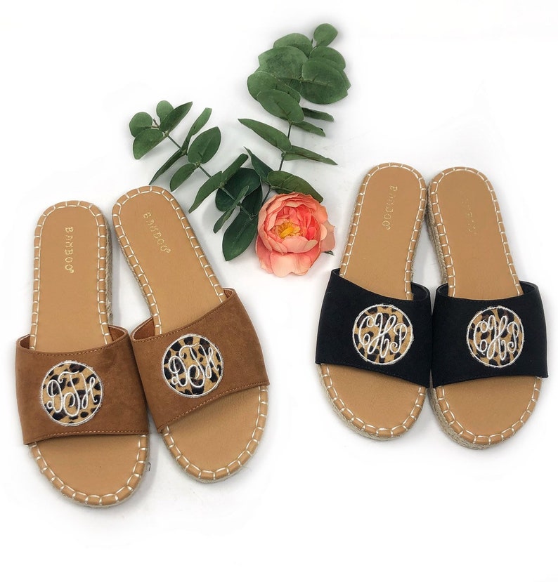 Monogrammed Sandals Personalized Sandals Womens Summer - Etsy