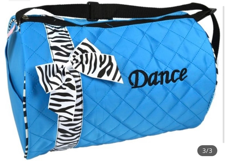 Dance Duffle Bag/ Girls Monogrammed Bag - Etsy