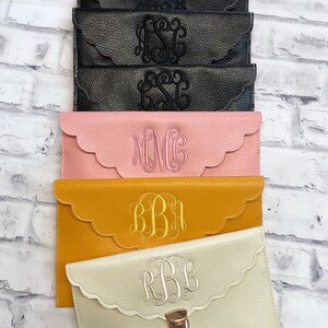 Monogrammed Clutch/crossbody Purse, Embroidered Bridesmaid Gift ...