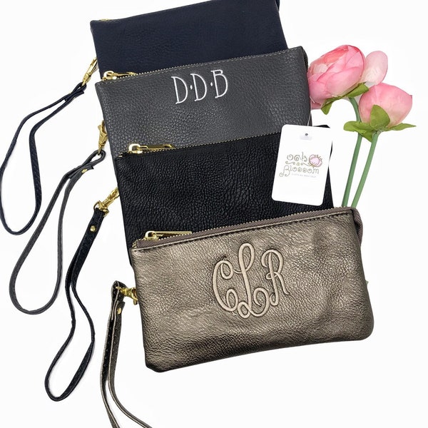 Monogrammed Wristlet - Etsy