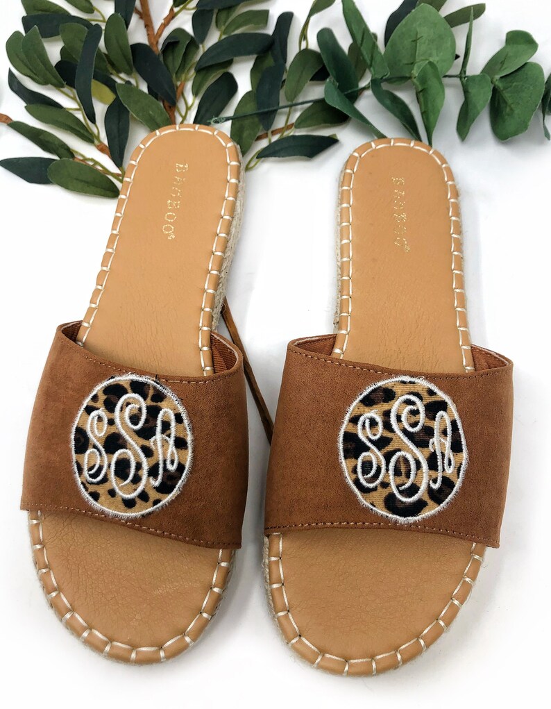 Monogrammed Sandals Personalized Sandals Womens Summer - Etsy