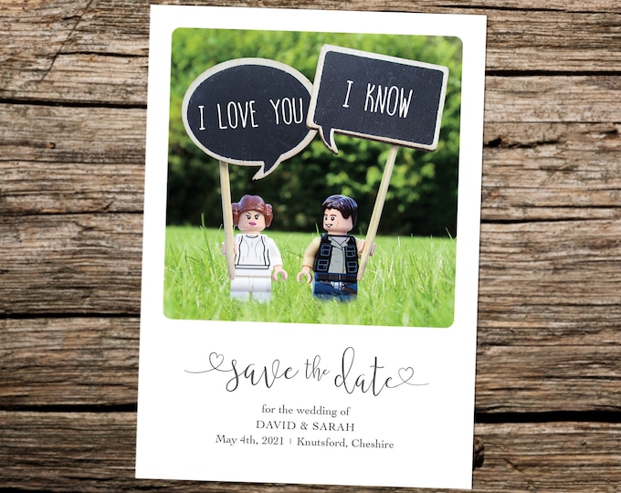 Star Wars Inspired Save the Date - Etsy