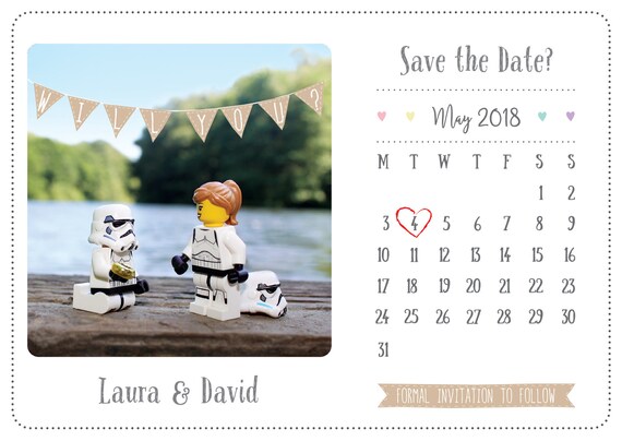 Star Wars Save The Date