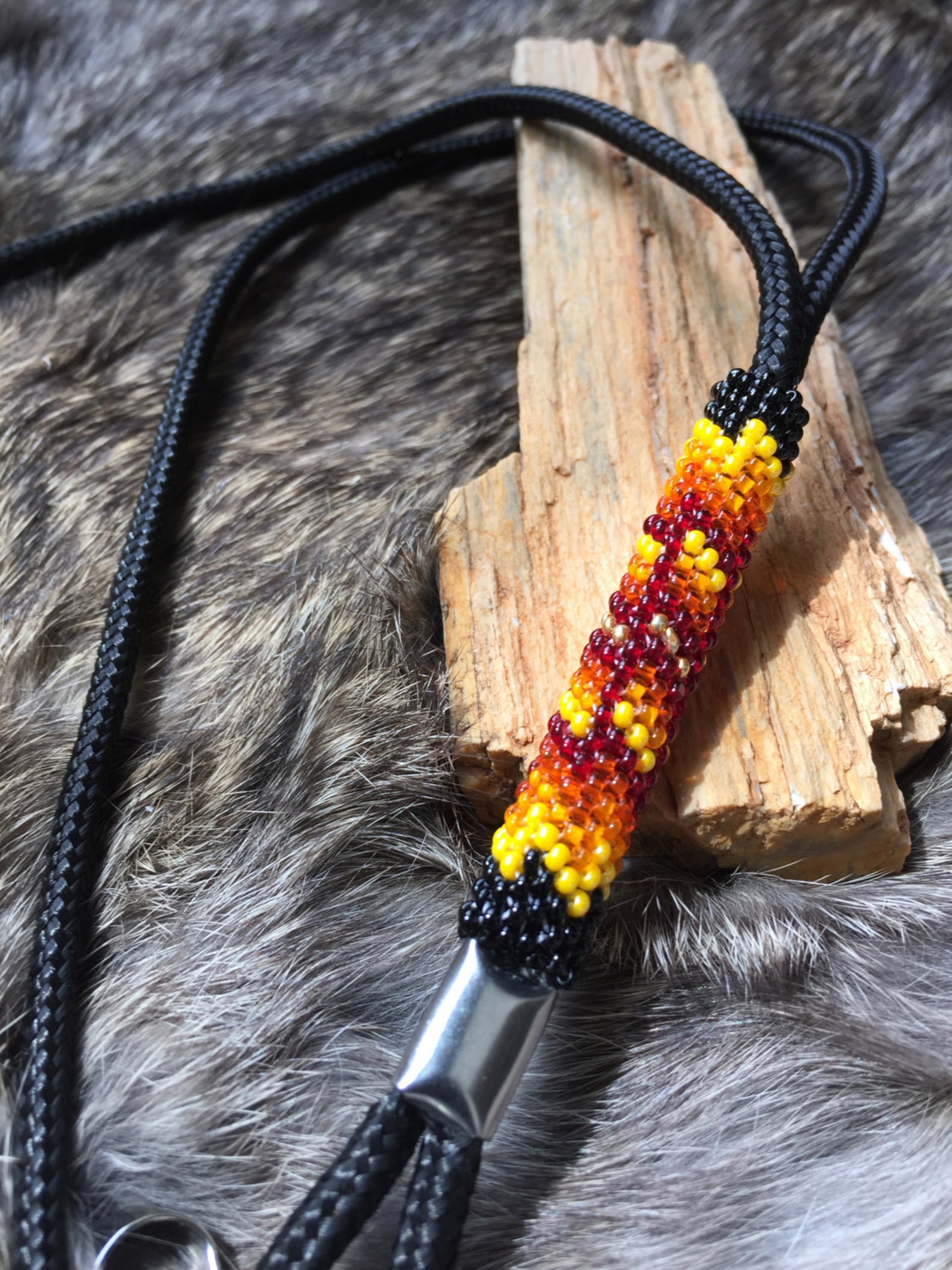 Beautiful Peyote Stitched Lanyards - Etsy