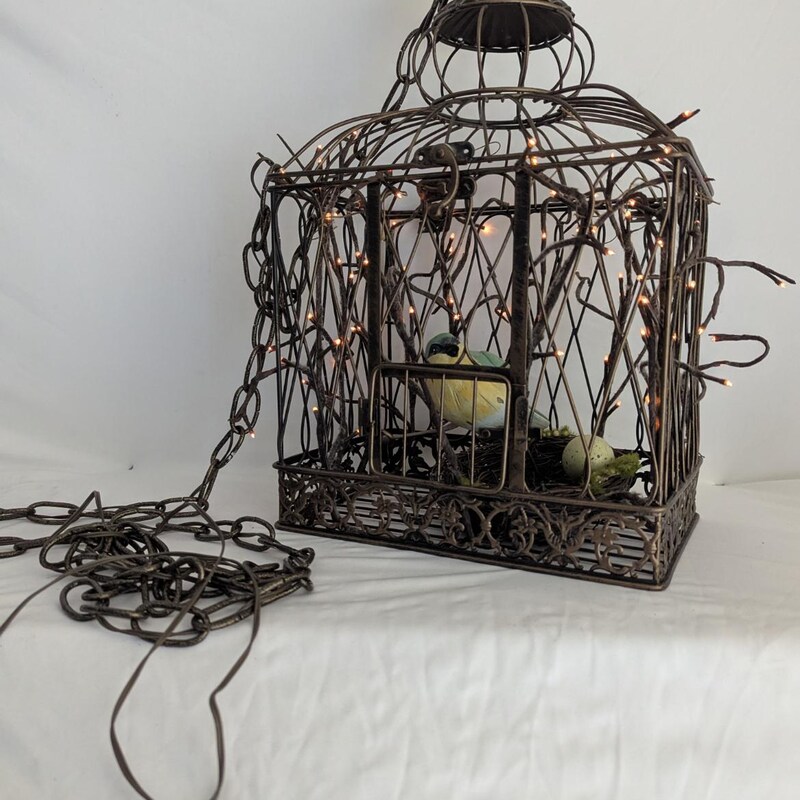 Wood Wire Bird Cage - Etsy
