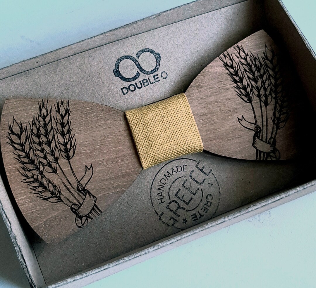 Wedding Wooden Bow Tie | Perfect Groomsmen Gift | Amazing Wooden Floral ...