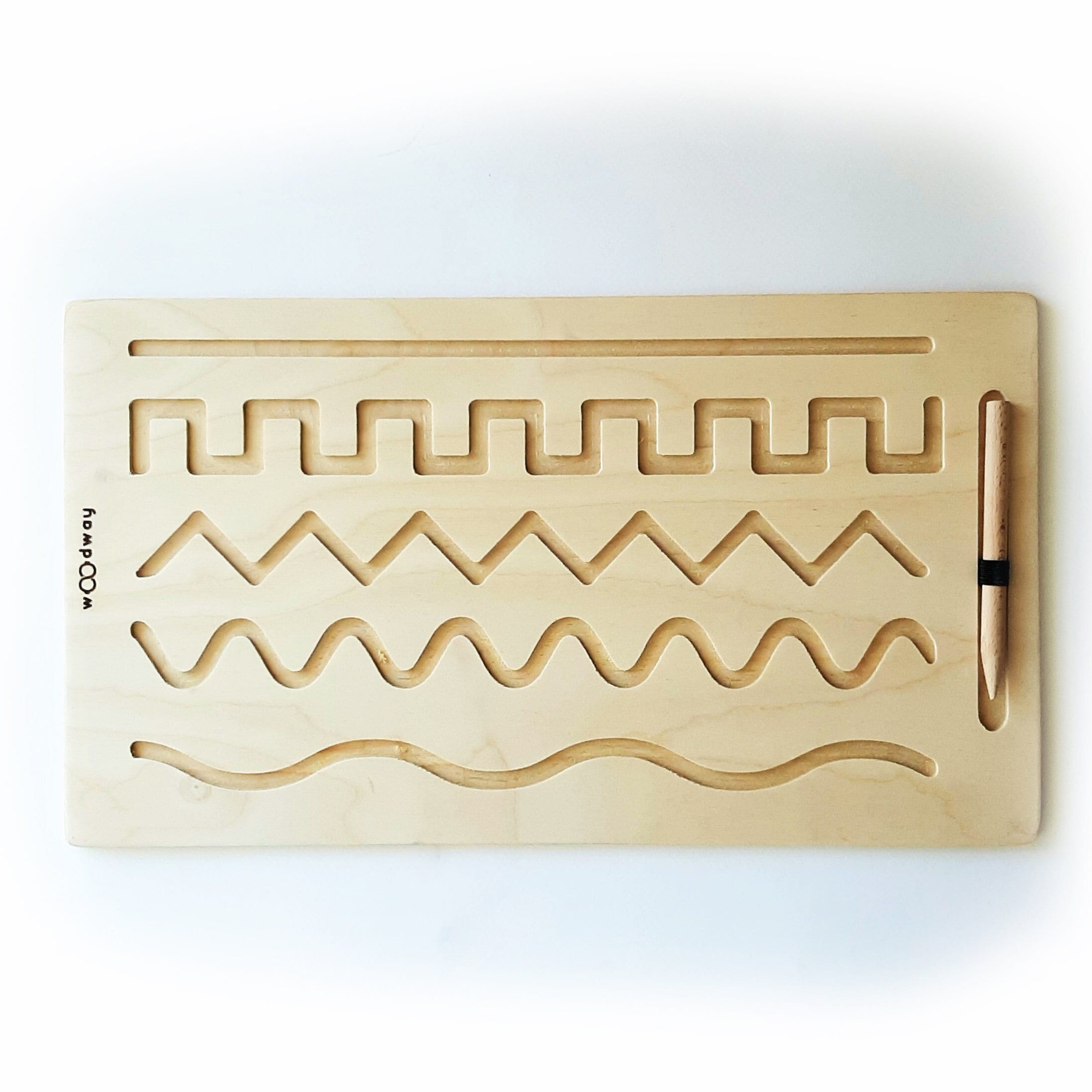 Wooden Prewriting Tracing Board Lines Wooden Educational | Etsy