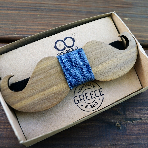 Mustache Bow Tie - Etsy