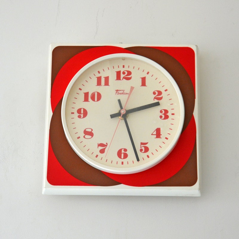 Vintage Wall Clock - Etsy