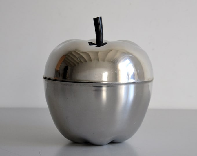 Vintage Metal Ice Bucket, Rare Apple Collector's Model - Etsy