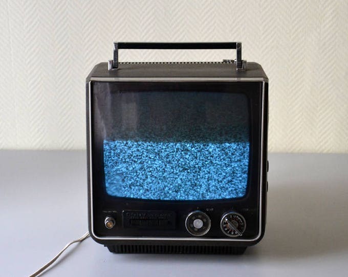 Vintage Television SONY Solid State / Portable TV 70s Made in Japan ...