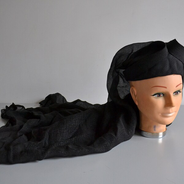 Mourning Hat - Etsy