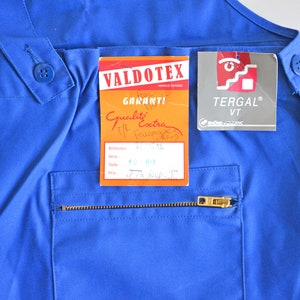 Vintage Blue Work Overalls, French Chore Dungarees TERGAL / Size L - Etsy