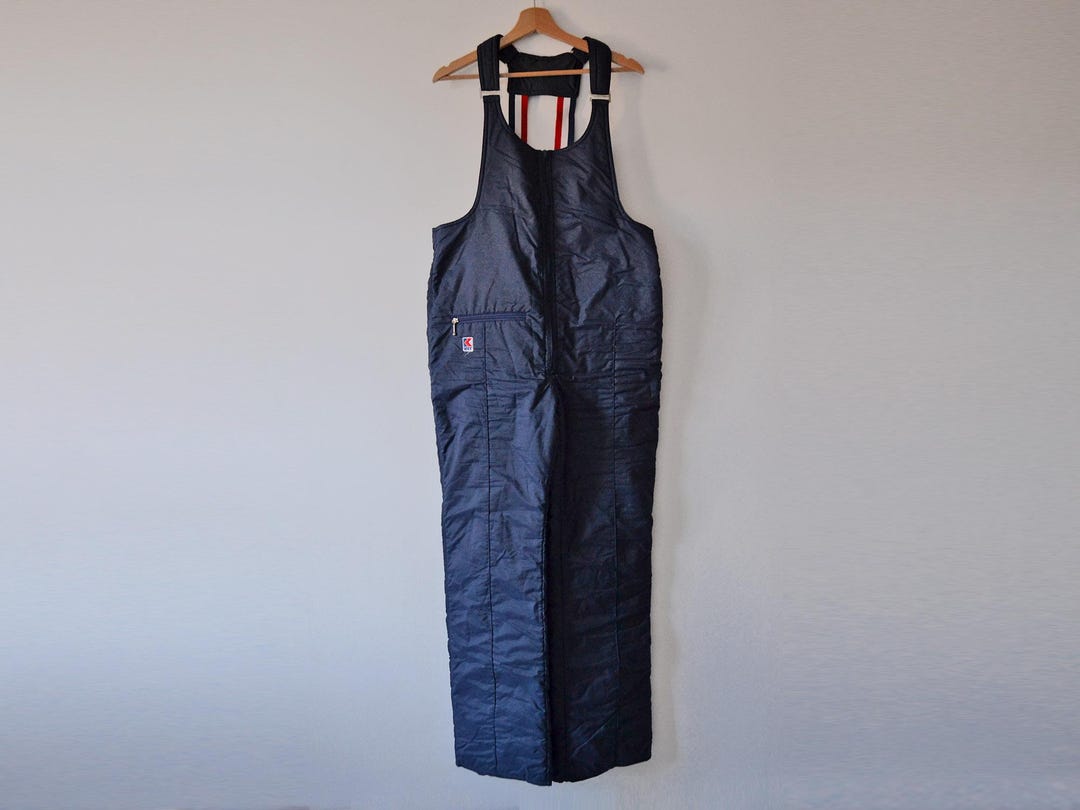 Vintage Kway Ski Overalls, 70s Winter Sports Suit, Size L - Etsy