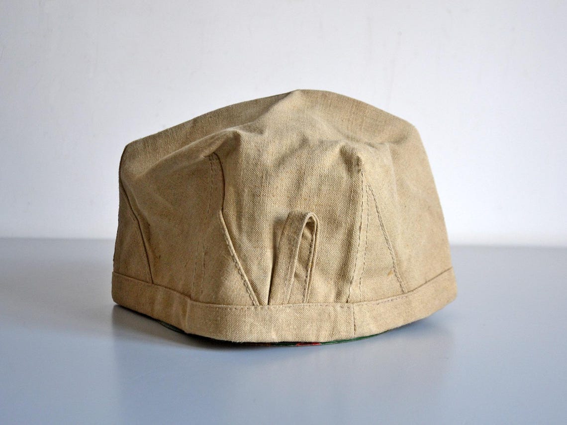 Belgian Army Hat Cap, Vintage Linen From the 60s - Etsy