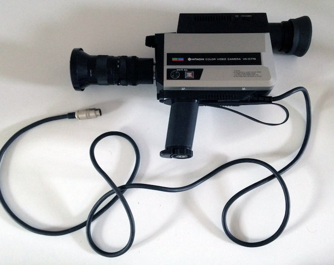 Japanese Vintage Camera HITACHI - Color Video Camera VK-C770 - Fujinon ...