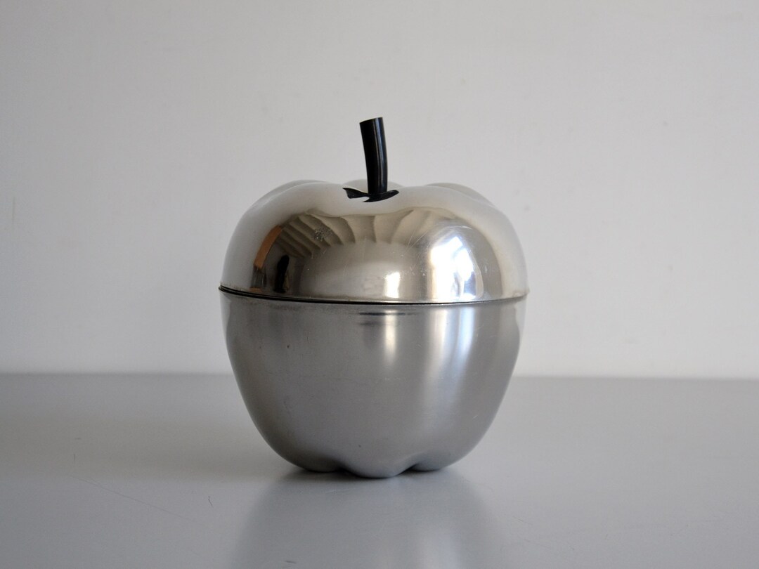 Vintage Metal Ice Bucket, Rare Apple Collector's Model - Etsy