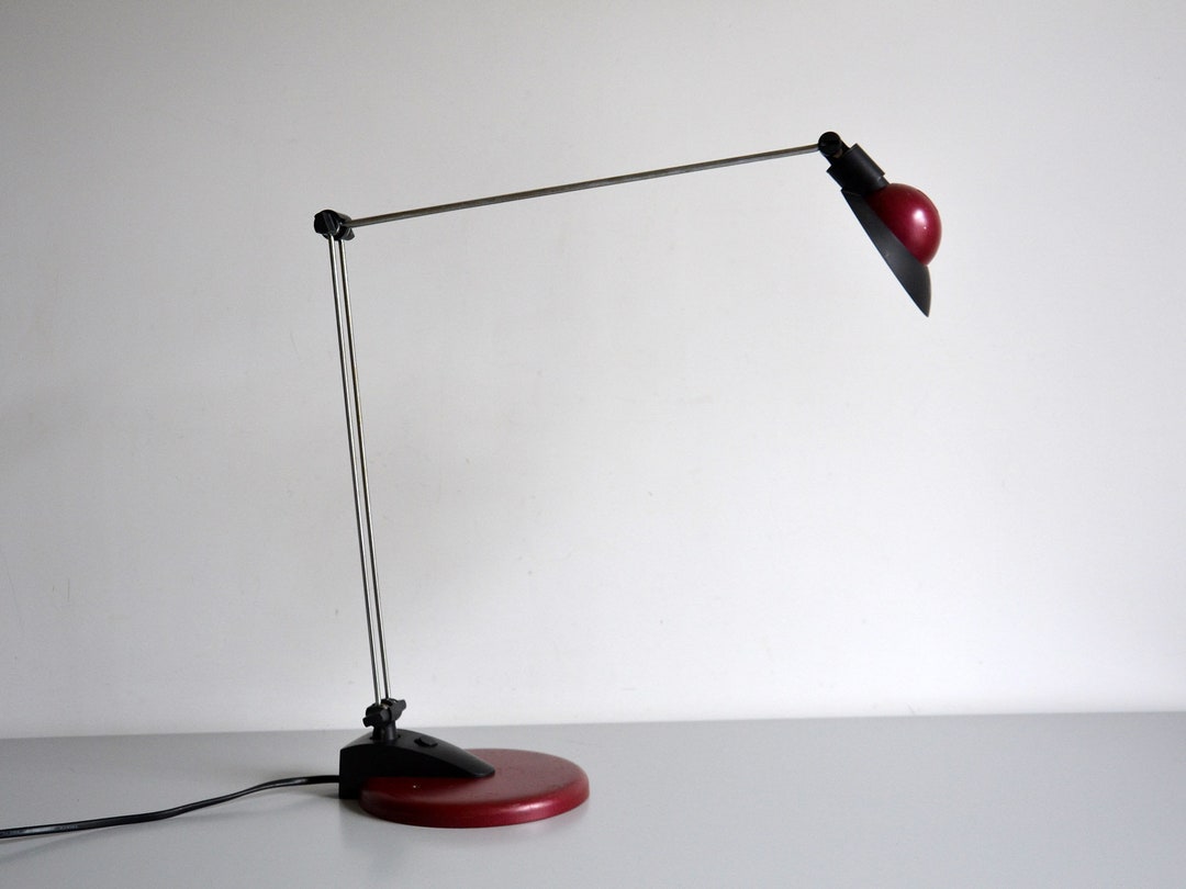 MASSIVE Vintage Desk Lamp From the 90s, Modernist Memphis Style Design ...