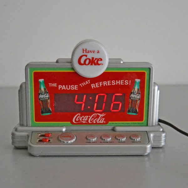 90s Digital Alarm Clock - Etsy