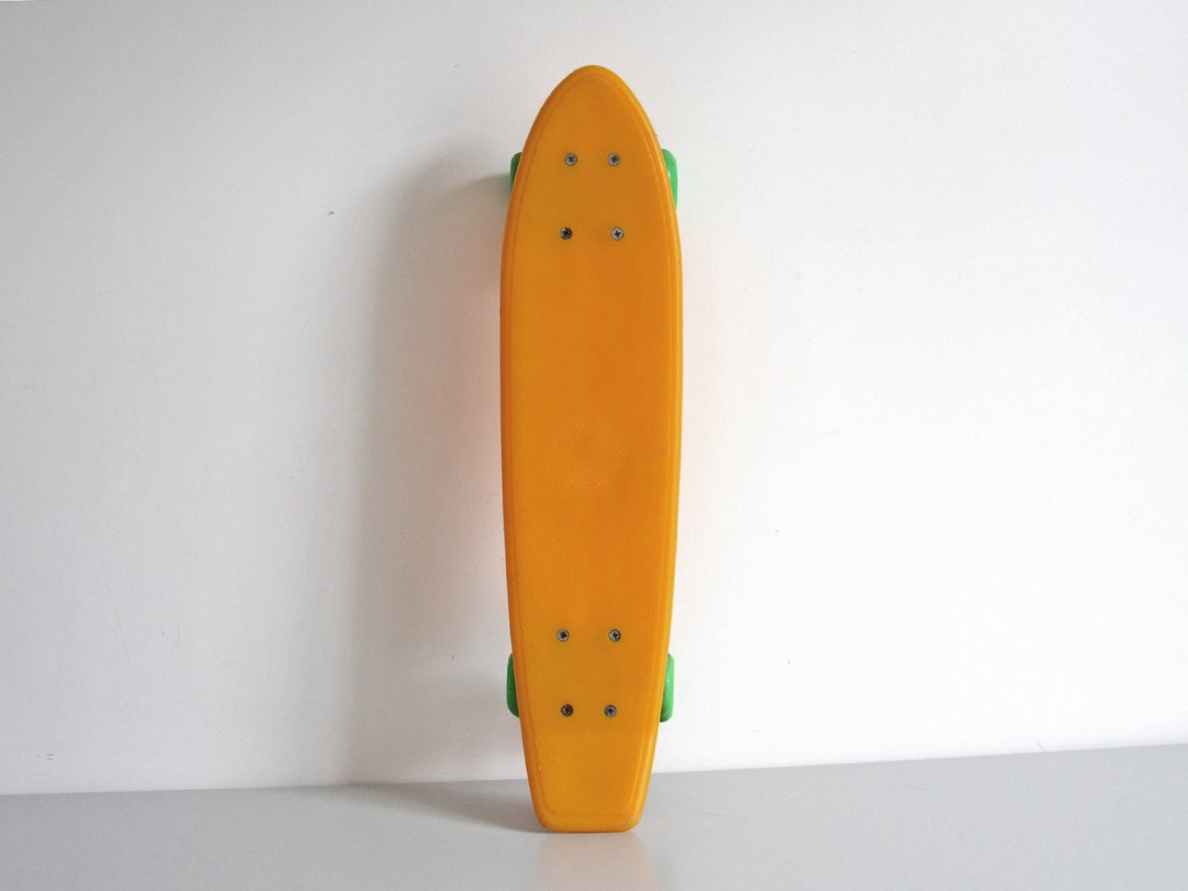 Vintage Yellow Skateboard, 80's Cruiser Skateboard - Etsy