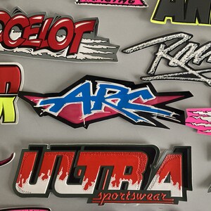 Motorcycle Cross Patches, Set of 26 Large Emblem Badge for Vintage ...