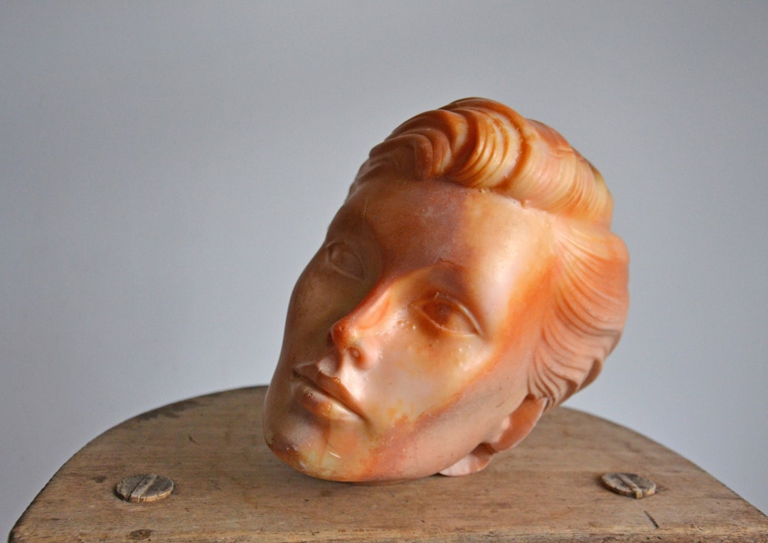 Vintage Resin Mannequin Head, Man Woman Head, Cabinet of Curiosities ...