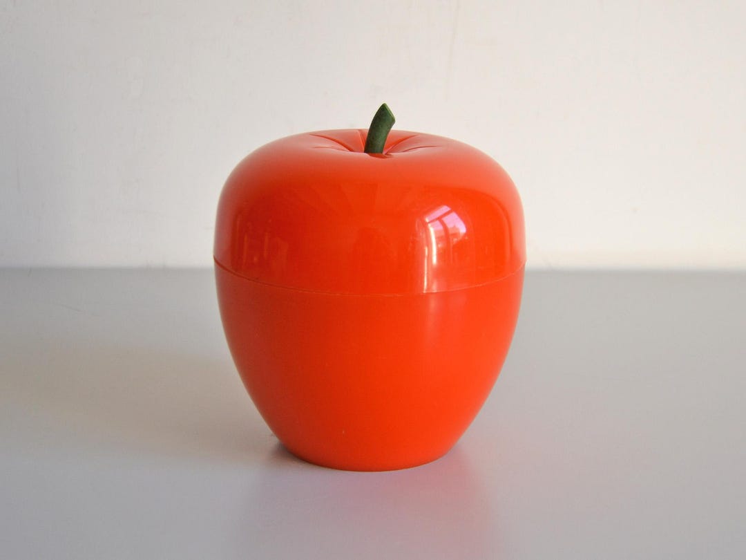 Vintage Orange Ice Bucket, Apple Collector's Model - Etsy