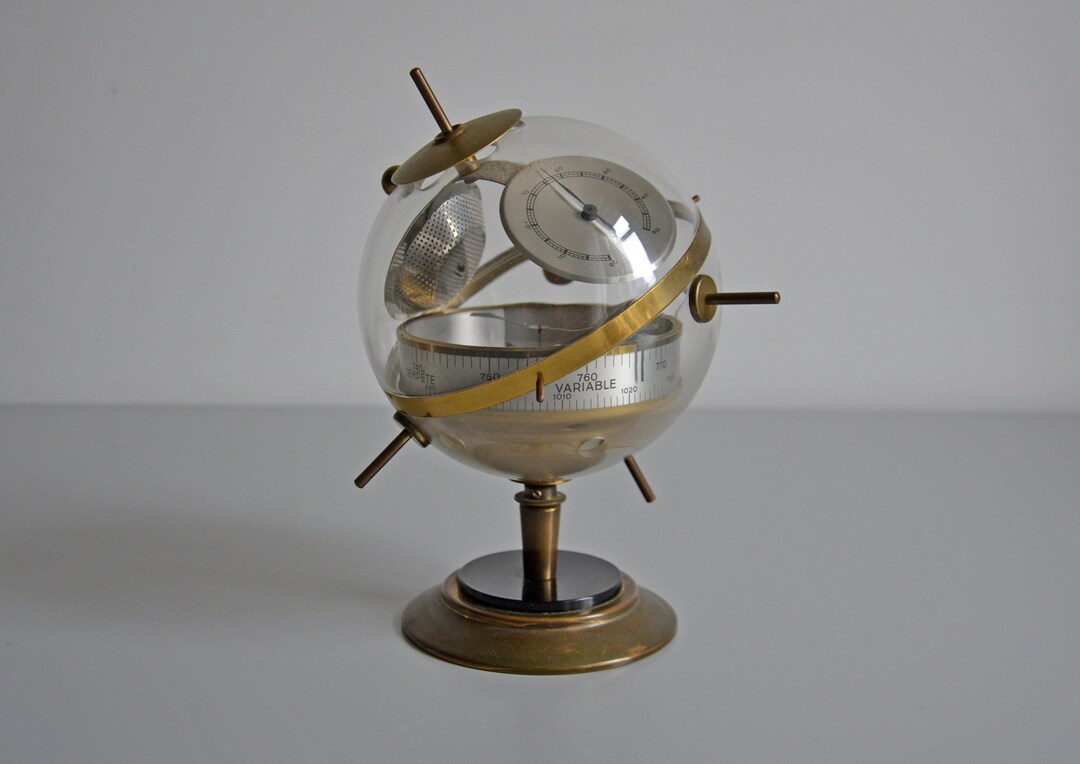 Vintage Weather Station Sputnik De Huger Germany Barometer - Etsy
