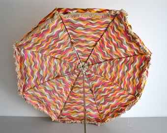 70s Beach Umbrella - Etsy