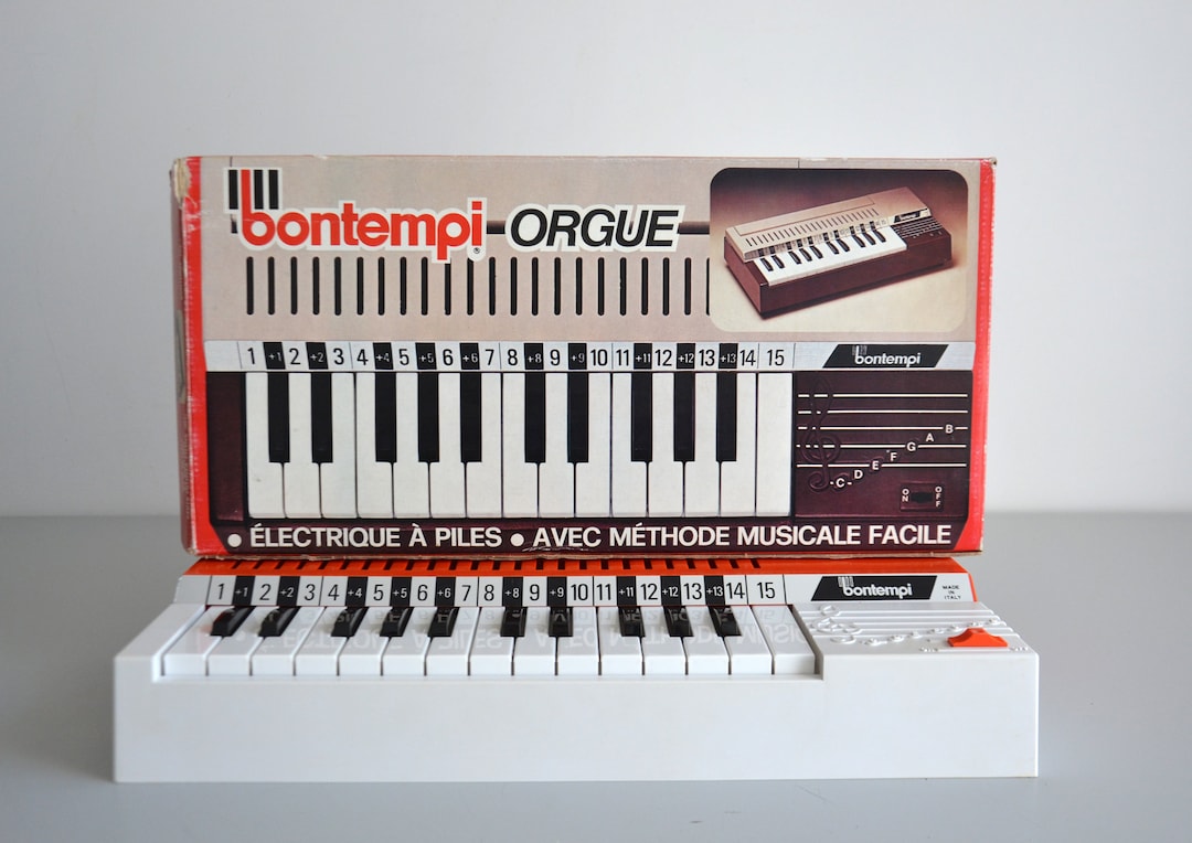 Vintage Electric Portable Piano Organ, Keyboard Made in Italy 70s - Etsy