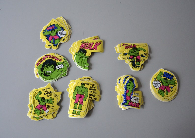 The Incredible Hulk, Authentic Vintage and Rare Sticker From the 70s ...