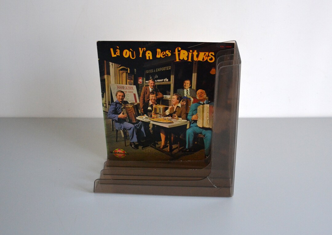 Vintage LP Rack PLASTON Swiss Made / LP Holder / Storage Records Module ...