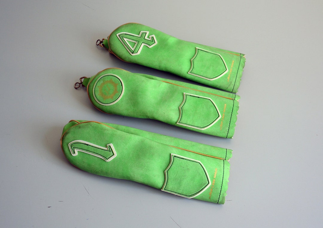 Set of 3 Club Head Covers AMF Ben Hogan Golf Vintage - Etsy