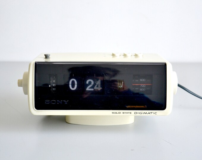 Vintage Flip FLAP Clock SONY DIGIMATIC, Radio Alarm Clock 70s - Etsy